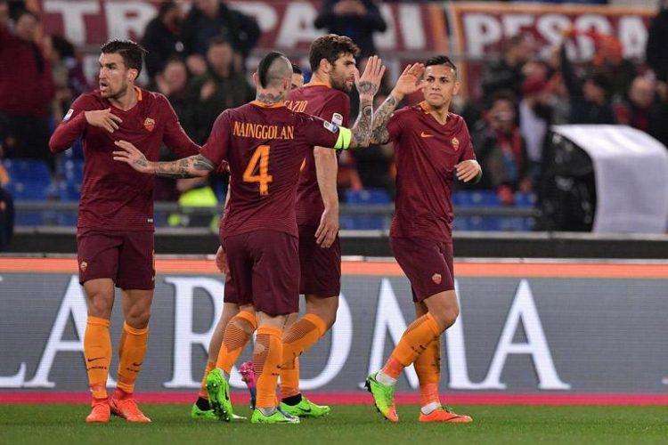 "Roma" spēļu kreklus pēc ilgāka pārtraukuma atkal rotās sponsoru logo ...