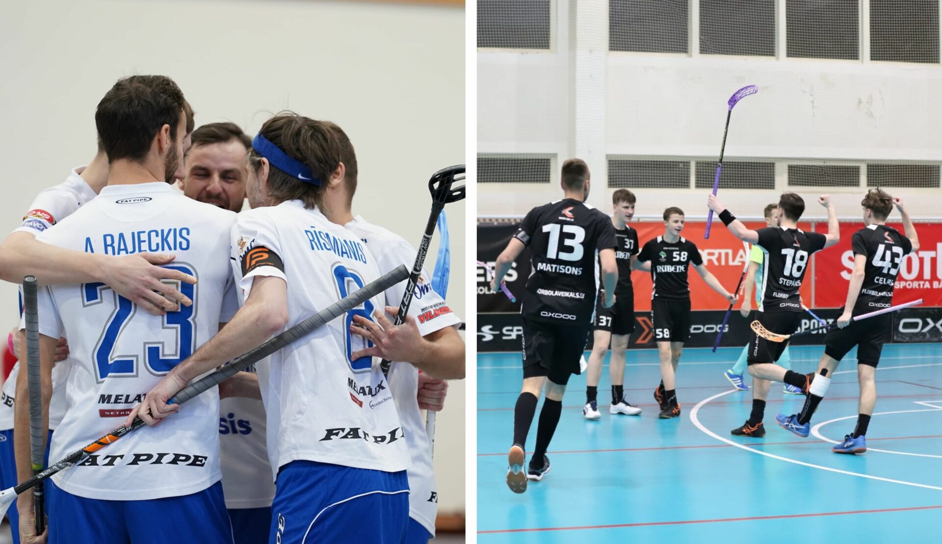 “Rubene” un “Lekrings” gada lielākajā florbola cīņā “Arēnā Rīga ...