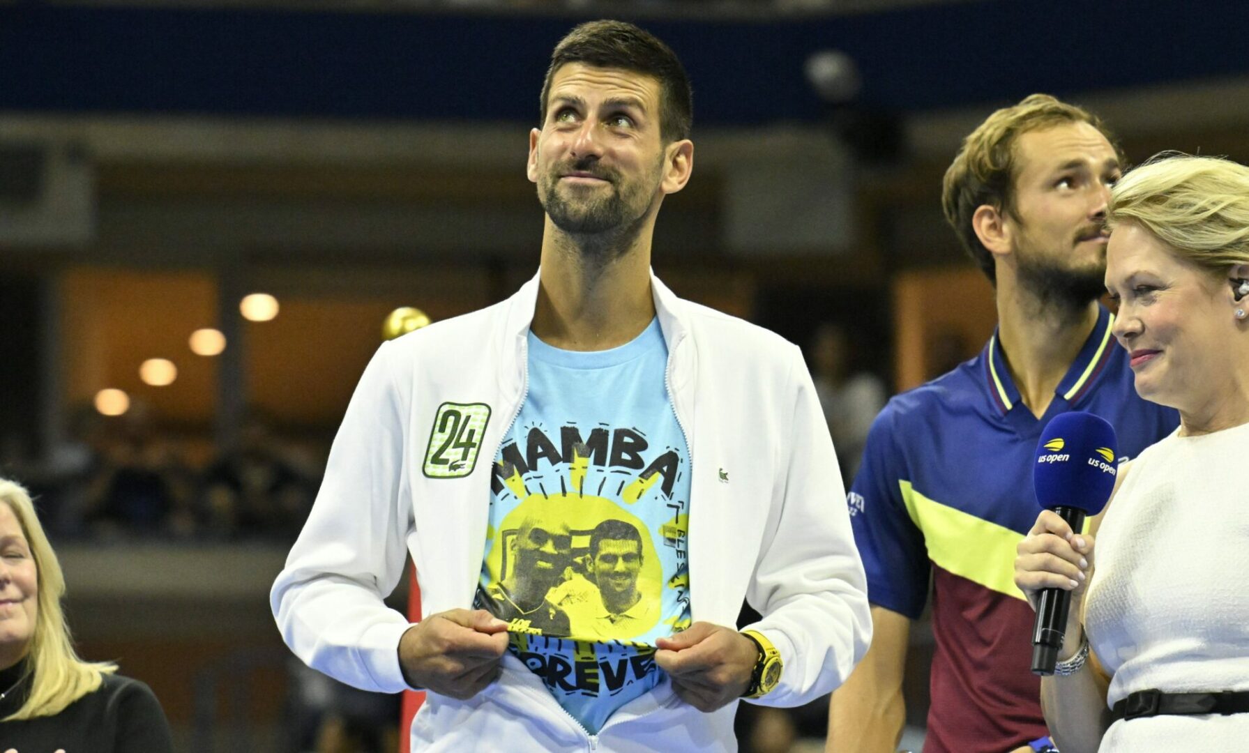 Džokovičs pēc triumfa “US Open” godina leģendārā Braienta piemiņu (FOTO ...