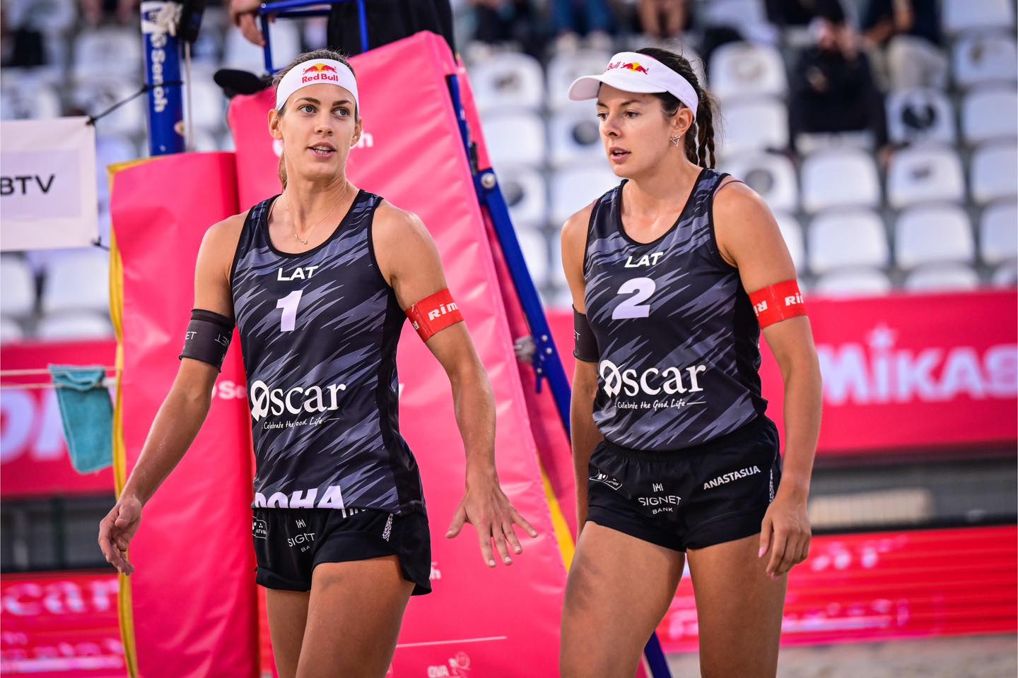 Graudiņa/Samoilova "Challenge" turnīru Brazīlijā sāk ar uzvaru ...