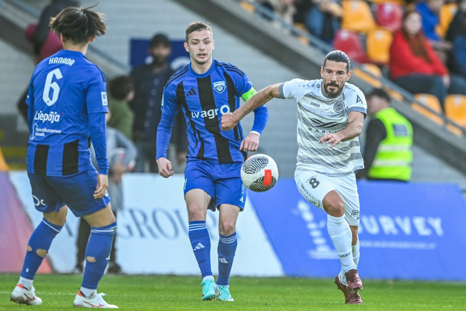 "Riga" pieveic "Grobiņas SC/LFS", tukumnieki un liepājnieki vārtus ...