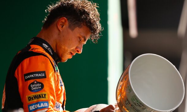 Noriss pēc dominējošās uzvaras: Domāt par titula cerībām ir diezgan ...