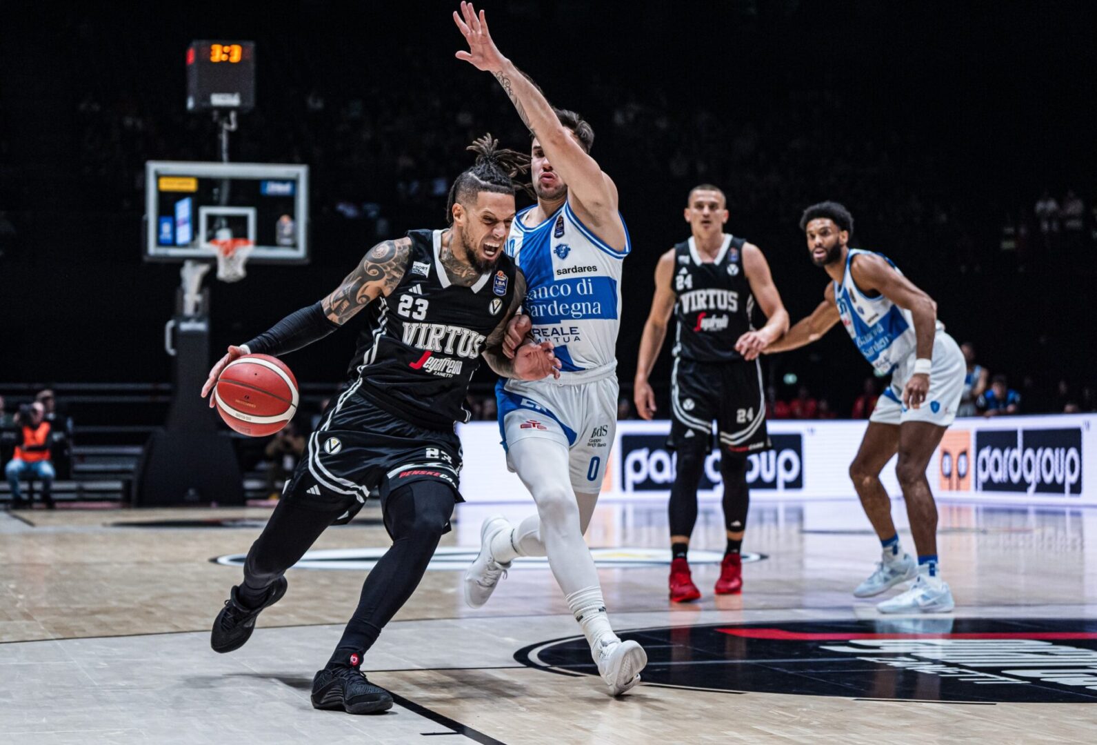 Gražulis aizvada savu rezultatīvāko spēli "Virtus" rindās | Sportazinas.com